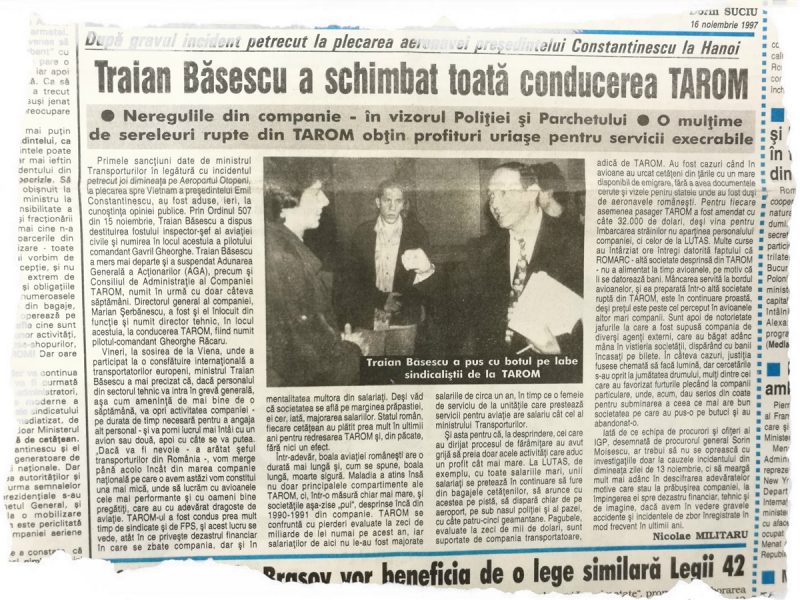 ACUM 20 DE ANI. Parlamentarii voiau teren de golf în curtea Casei ...